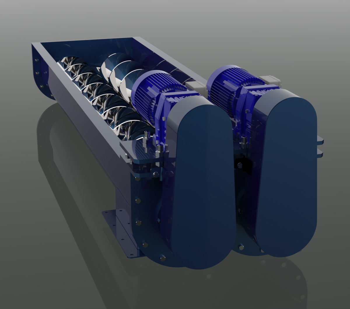 Double screw conveyor - Project Management and CAD Design