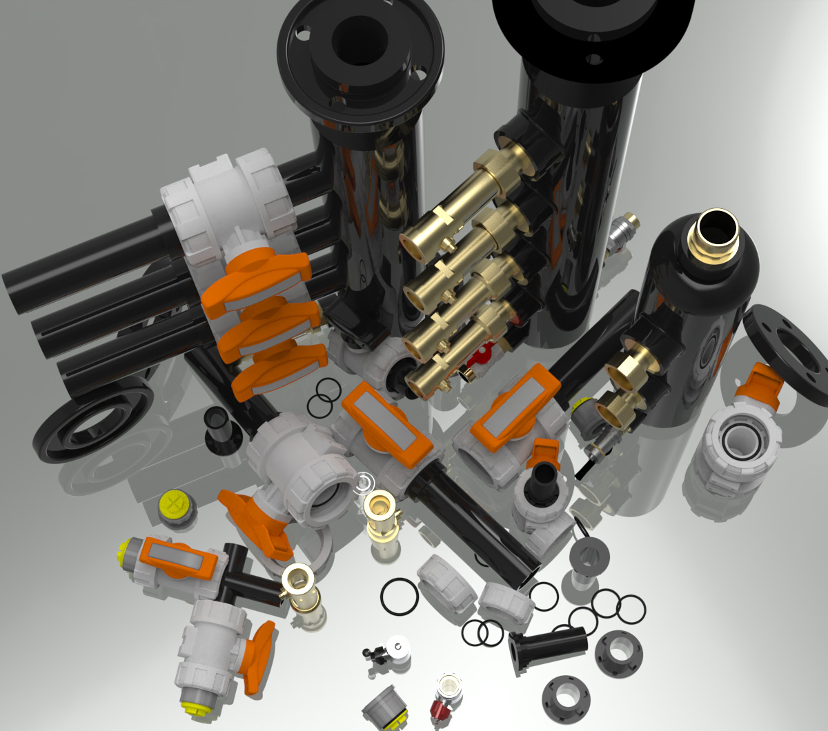 Parts database for geothermal system - Project Management and CAD Design